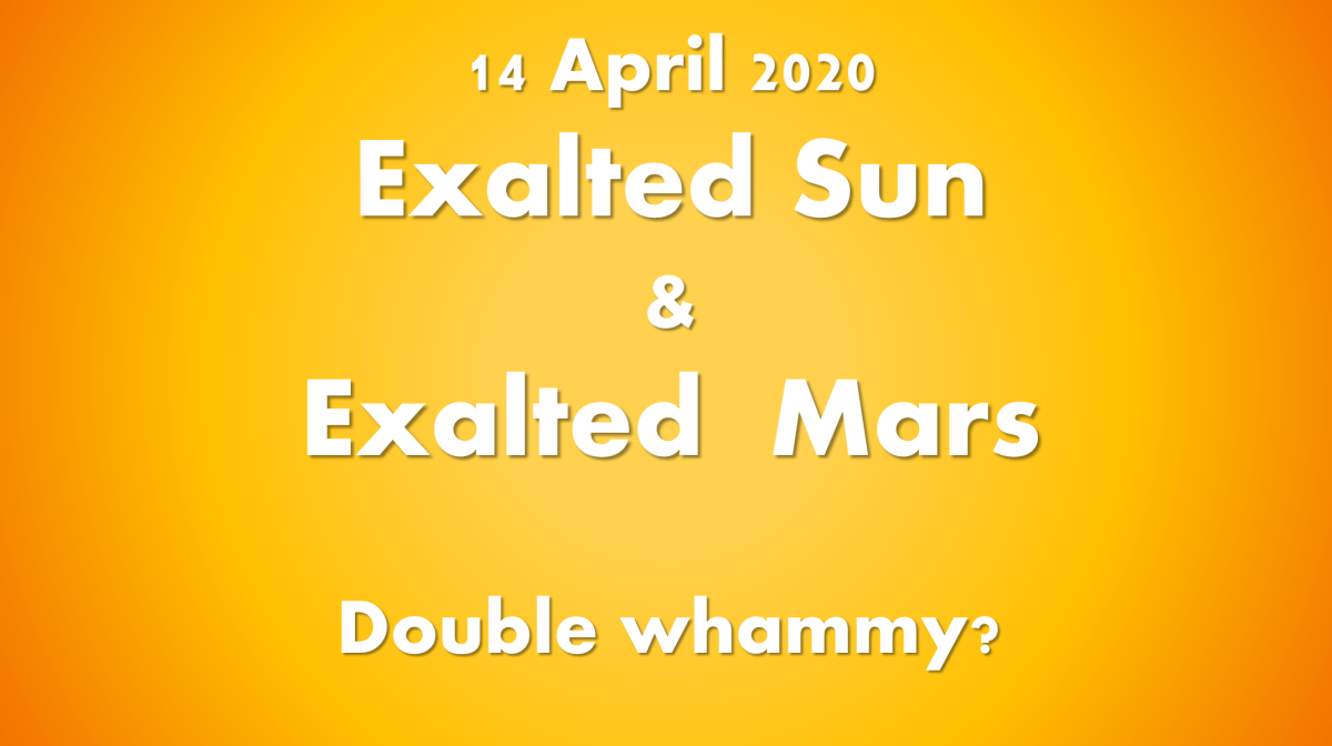 Exalted Sun and Exalted Mars – Intense energy – Mohana Astrology
